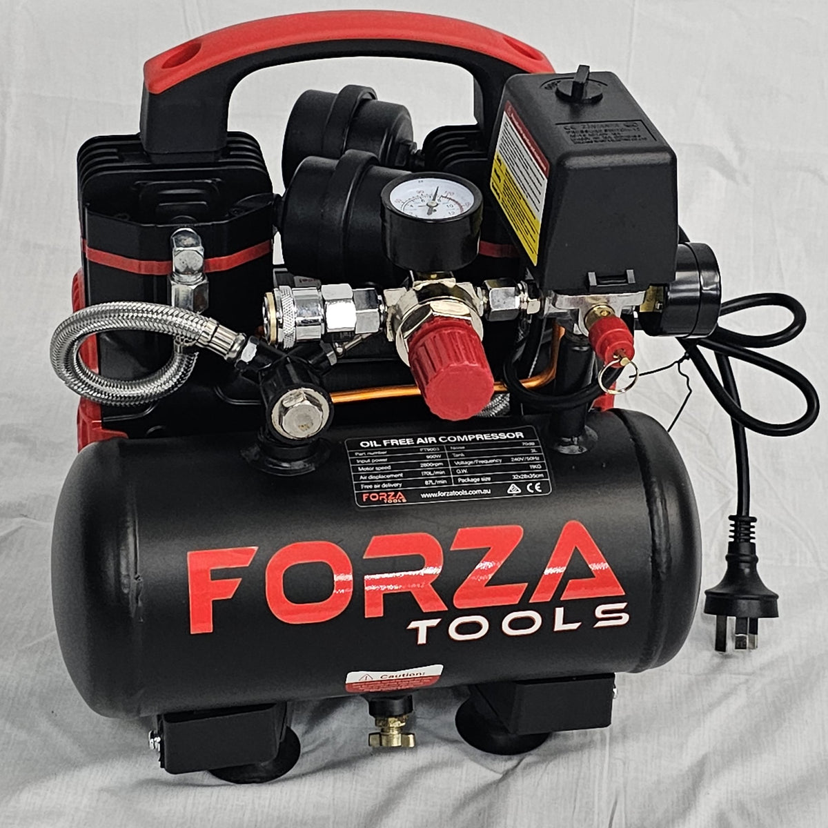 FORZA TOOLS FT9003 Oil Free Professional Air Compressor 3 Litres Compa – SA Alltools