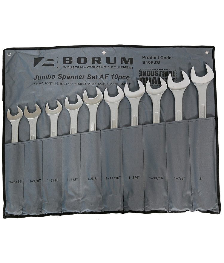 Borum B10PJSI Jumbo Spanner Set 10PCE - Imperial – SA Alltools