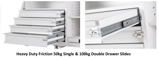 KA BOXES 715 series 4 drawer & 2 shelves KA7154D UTE BOX White – SA ...