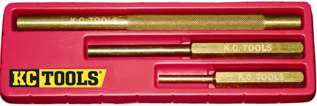 KC Tools 07026 3 PIECE BRASS PUNCH SET – SA Alltools