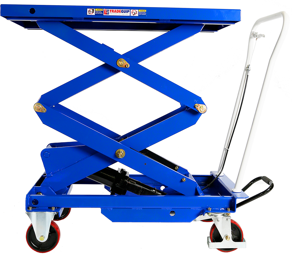 Tradequip 6007T Scissor Lift Workshop Trolley HIGH LIFT – SA Alltools