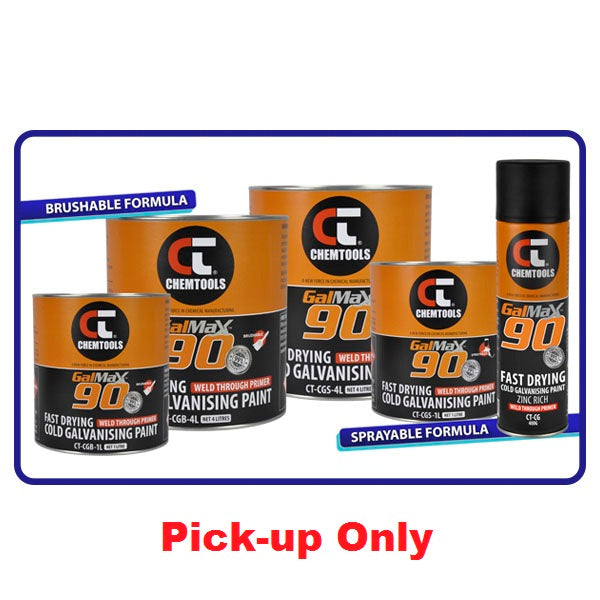 Chemtools CT-CGS-1L Galmax™ 90 Cold Galvanising Paint Spray & Brush 1 ...