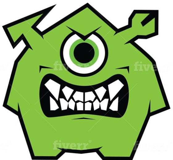 MONSTER TOOLS MBTB4L Large 4 Drawer Tool Box with Bumper. Professional ...